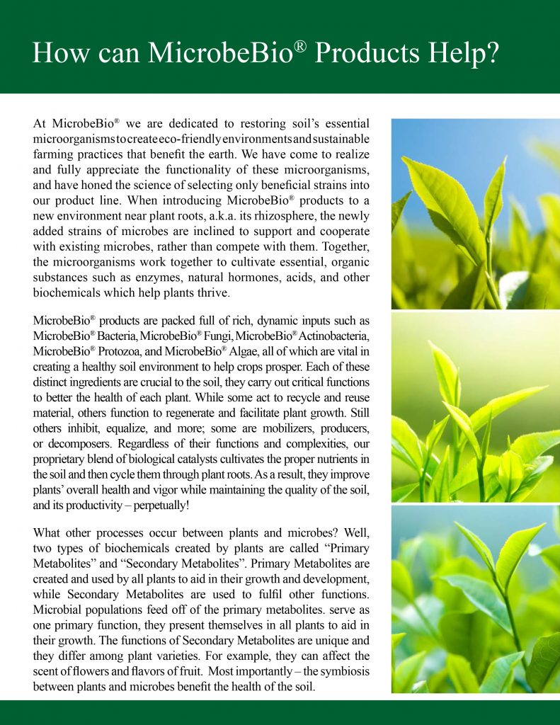 Significant advance in microbe sustainable agriculture bio product ...