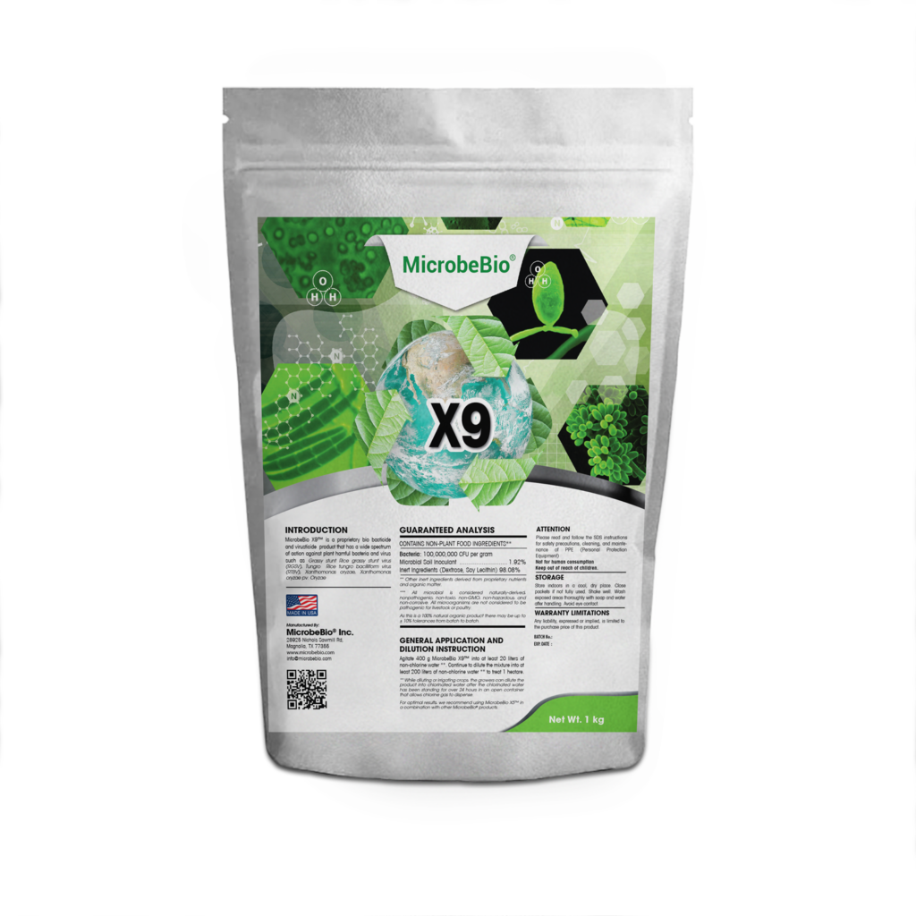 Biological Bacticide & Virucide Microbebio® X9™ - Microbial fertilizer ...