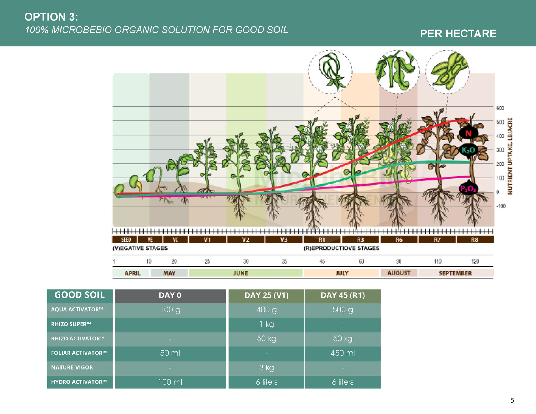 Microbebio Application Program for Soybean - Microbial fertilizer ...