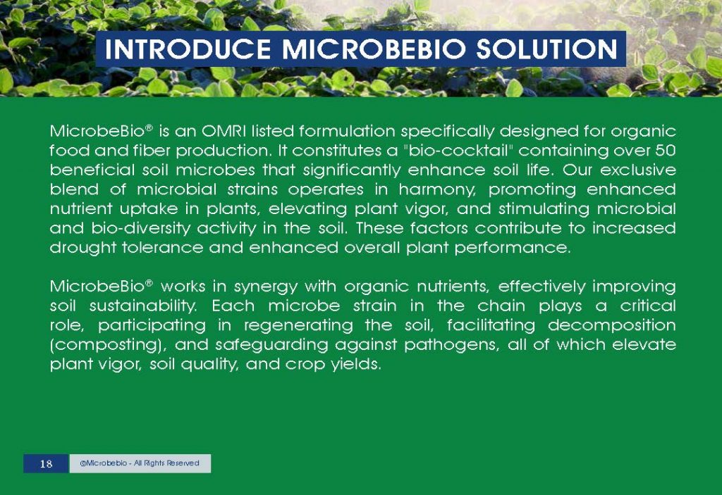Microbebio Sustainable Carbon Farming The World 2 - Microbial ...