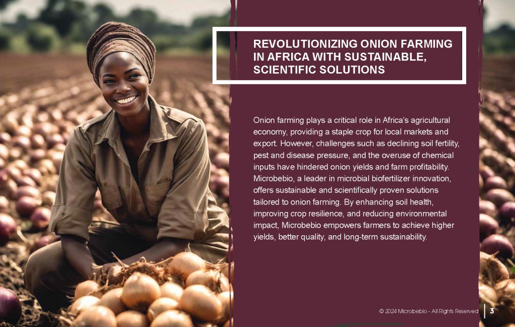 Revolutionizing Onion Farming in Africa with Sustainable-Scientific Solutions - Microbial ...