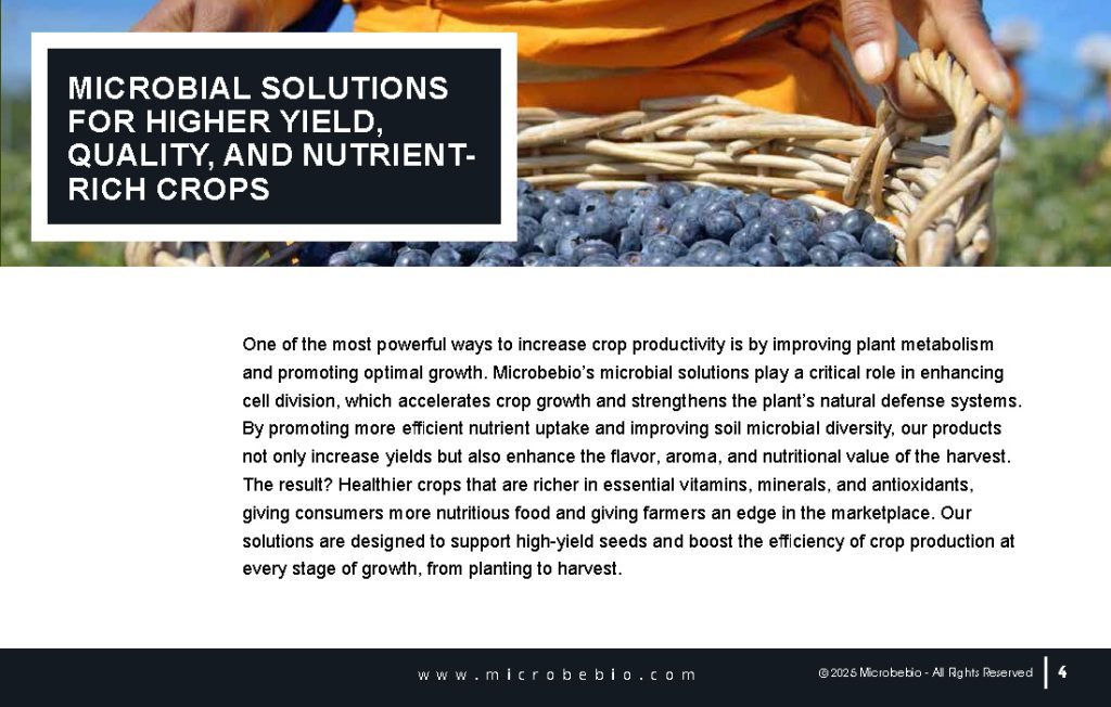 Microbebio: Leading the Way in Precision Agriculture with Advanced ...
