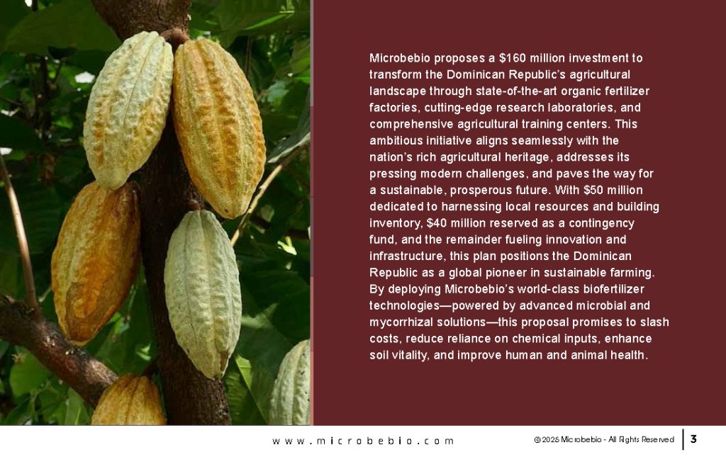 Proposal: Microbebio’s Vision to Revolutionize Agriculture in the ...